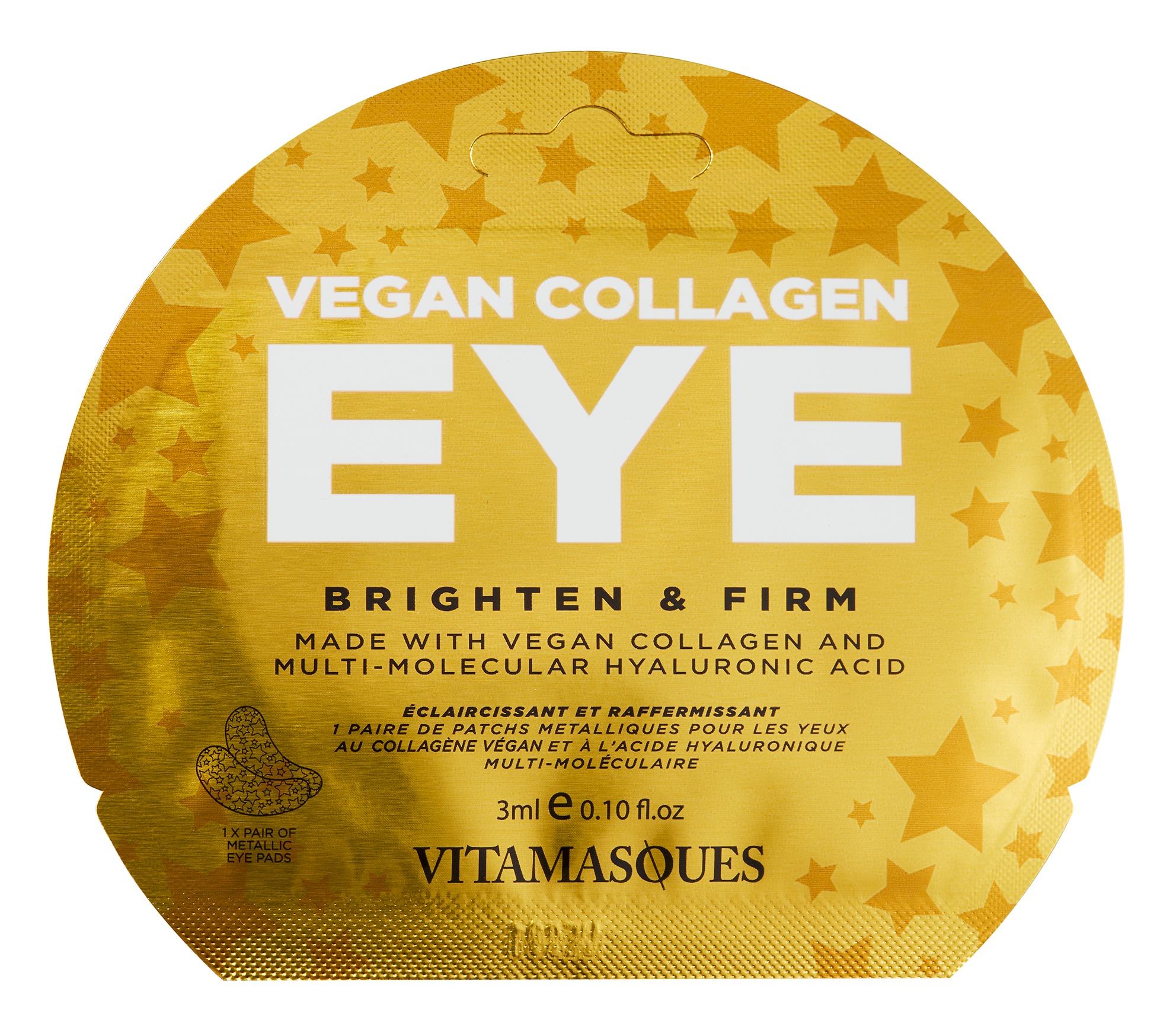 Thành phần Mặt nạ Vitamasques Vegan Collagen Eye Mask
