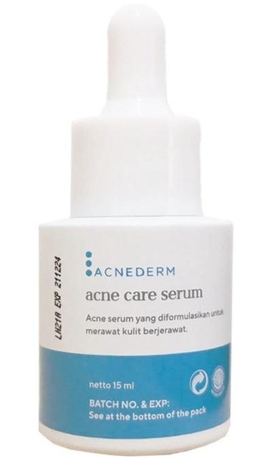 Thành phần Tinh chất Wardah Acnederm Acne Care Serum đầy đủ