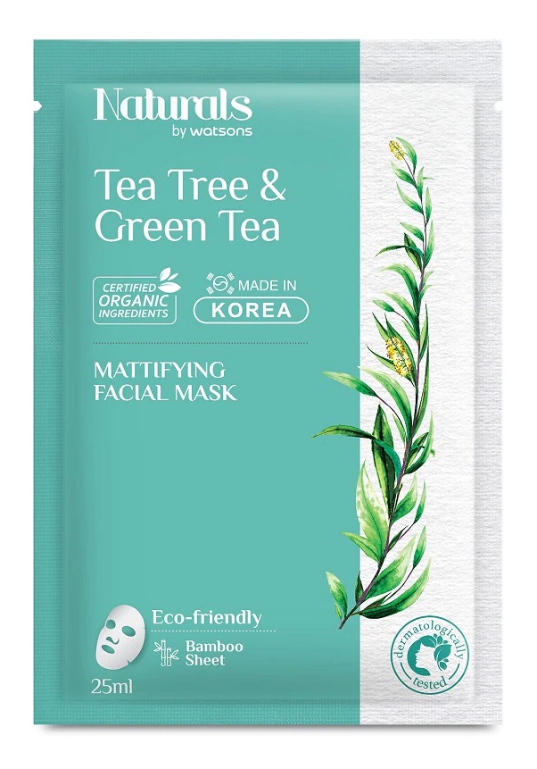 Ingredients list Naturals by Watsons Tea Tree & Green Tea ...