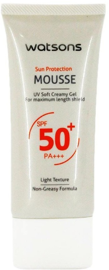 Full ingredients list Watsons Sun Protection Mousse SPF50+