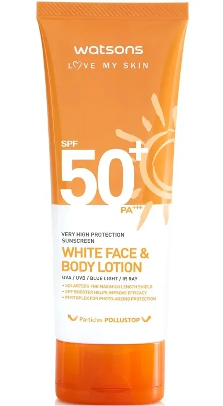 Watsons Very High Protection Sunscreen Whitening Face & Body Lotion ...