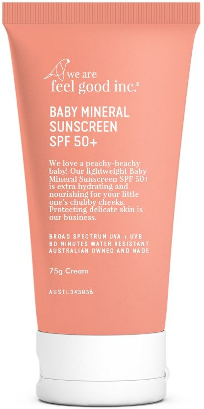 we are feel good inc Baby Mineral Sunscreen Spf 50+