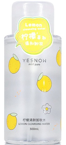 Full ingredients list YESNOW Lemon Cleansing Water