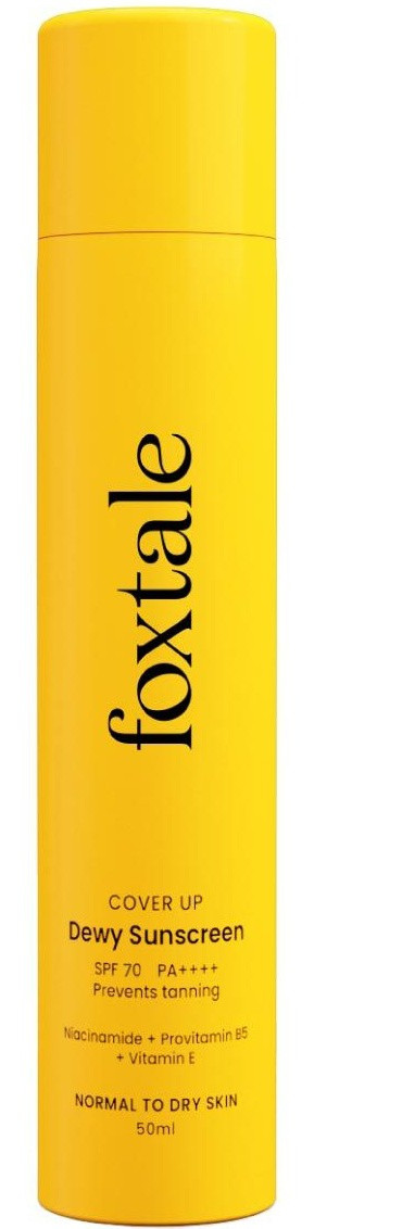 Foxtale Cover Up SPF 70 Pa++++ Dewy Sunscreen With Niacinamide ...