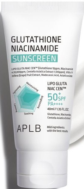 Thành phần Kem chống nắng APLB Glutathione Niacinamide ...