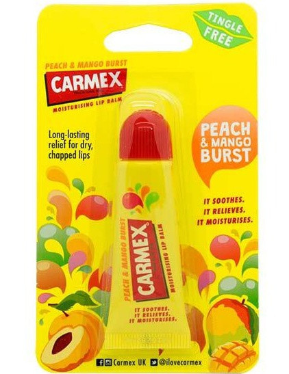 Thành phần Carmex Peach & Mango Tube đầy đủ