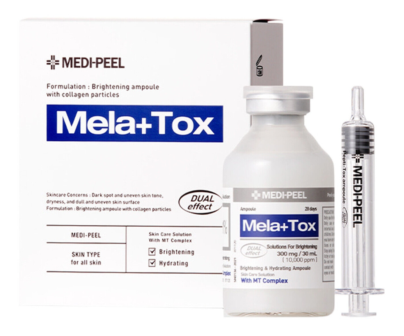 Full ingredients list MEDI-PEEL Mela Plus Tox Ampoule