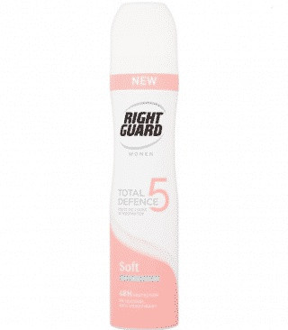 Thành phần Right Guard Total Defence 5 Soft đầy đủ
