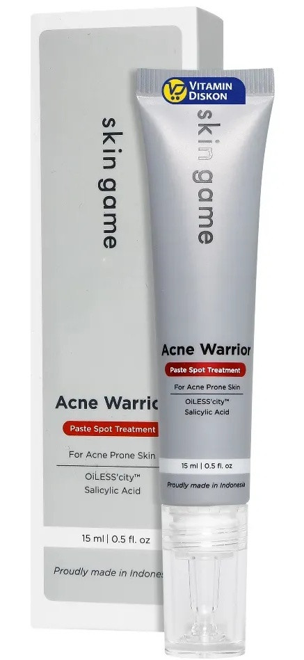 Thành phần Skin game Acne Warrior Paste đầy đủ