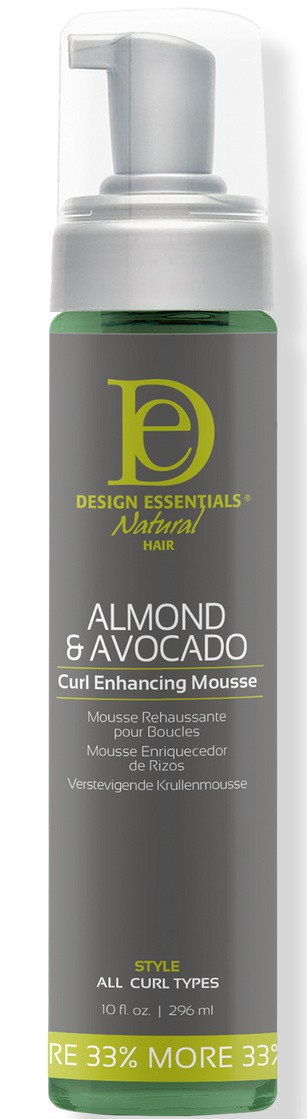 Phấn tươi Design Essentials Almond & Avocado Curl Enhancing Mousse