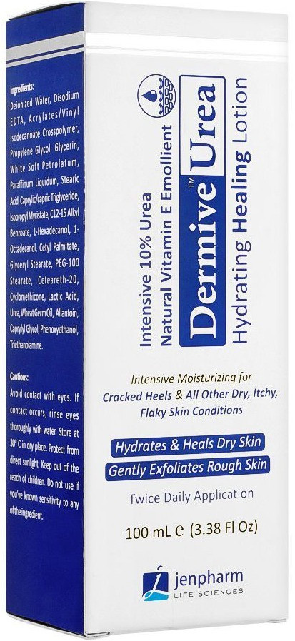 Full ingredients list DermiVe Urea