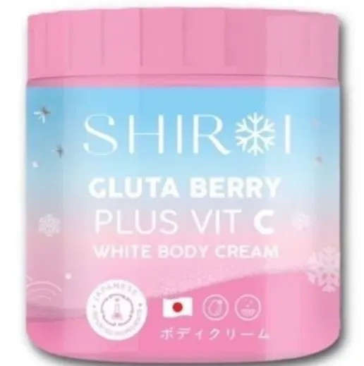 Full ingredients list SHIROI Gluta Berry Plus Vit C White Body ...