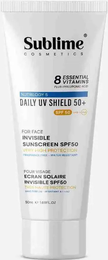 Thành phần Sublime cosmetics Daily UV Shield 50+ đầy đủ