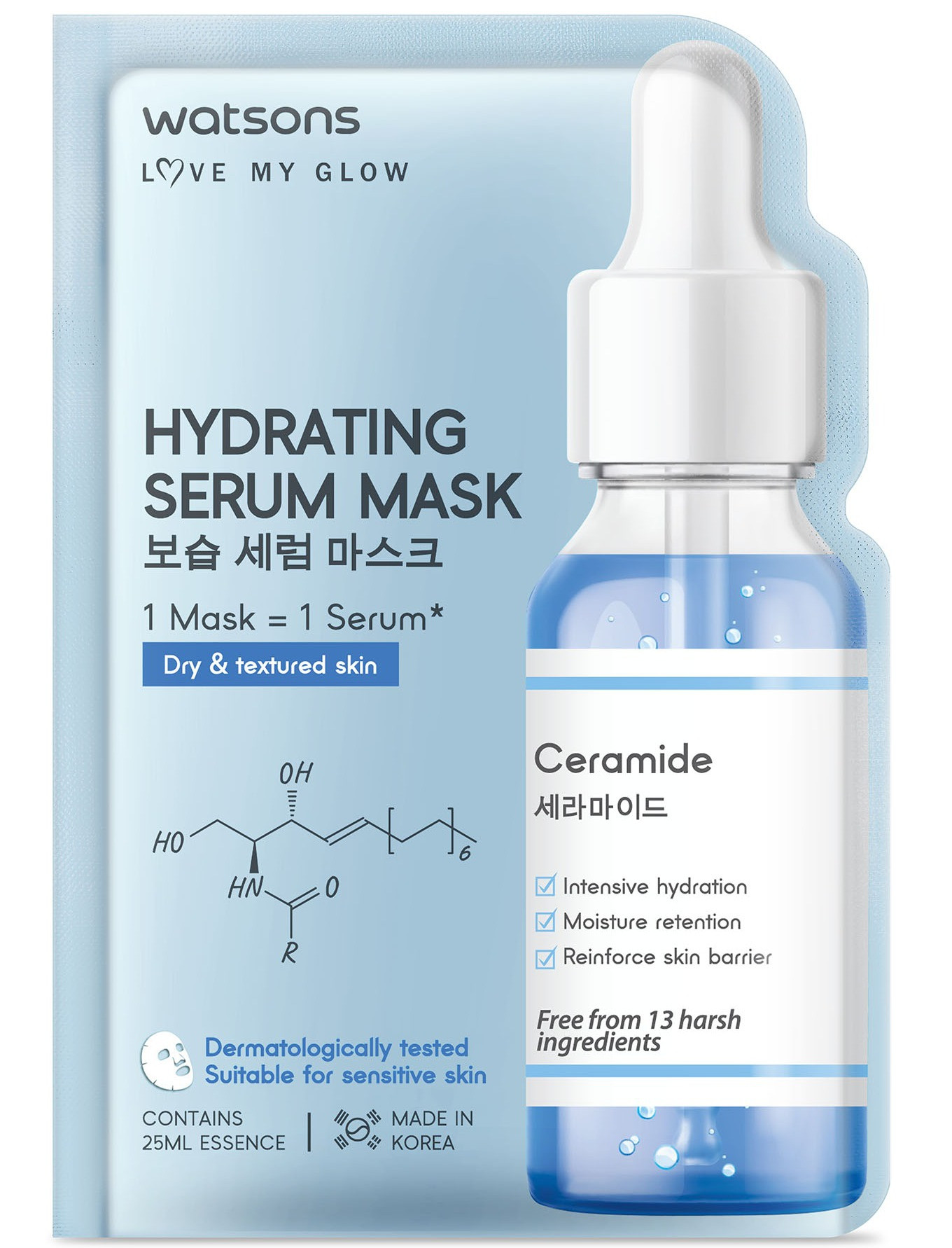 Thành phần Dưỡng ẩm watson Hydrating Serum Mask đầy đủ