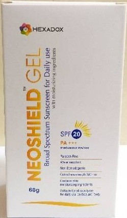 Full ingredients list Hexadox Neoshield Ultra Gel