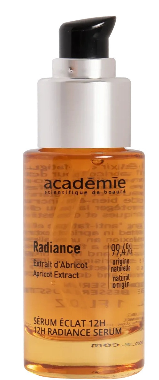 Full ingredients list Academie Radiance 12H Serum