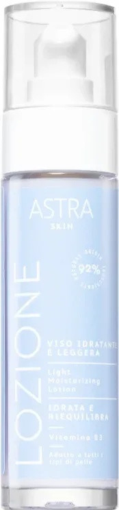 Full ingredients list Astra Light Moisturizing Lotion