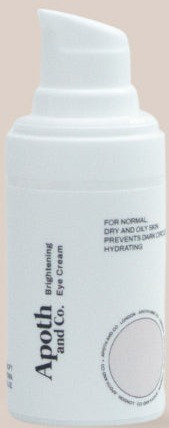 Full ingredients list Apoth and Co. Brightening Eye Cream