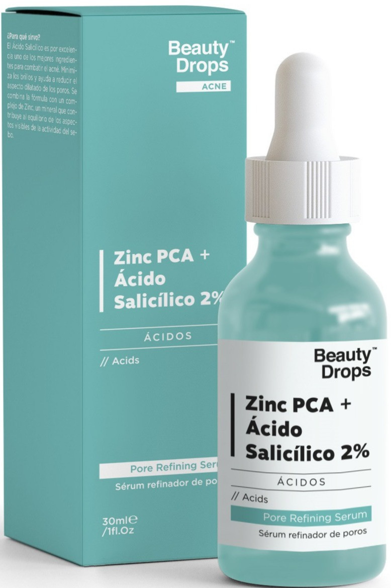 Serum Beauty Drops Zinc Pca + Ácido Salicílico 2%