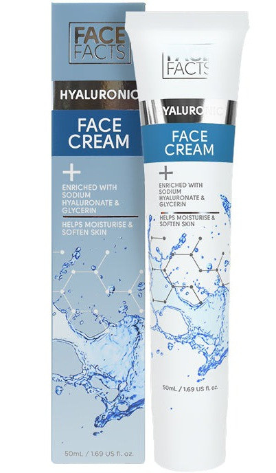Full ingredients list Face facts Hyaluronic Face Cream