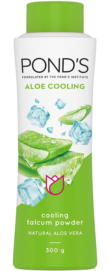 Ingredients list Pond's Aloe Cooling Talc, With 100% Natural ...