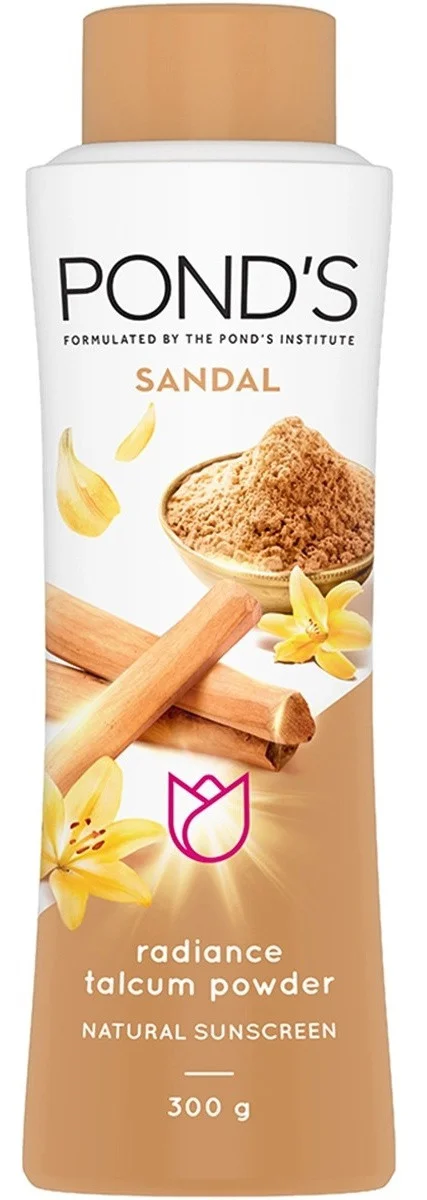 Kem chống nắng Pond's Sandal Radiance Talcum Powder, Natural Sunscreen