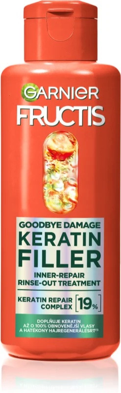 Ingredients list Garnier Fructis Goodbye Damage Keratin Filler ...