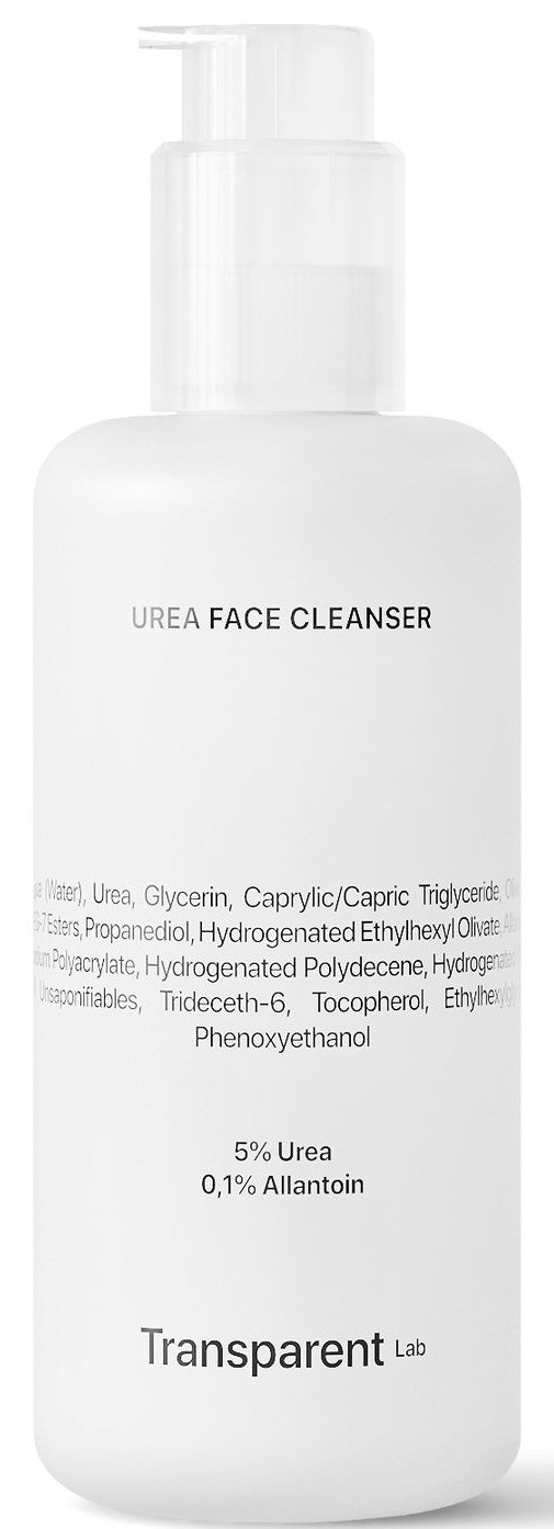 Full ingredients list Transparent lab Urea Face Cleanser