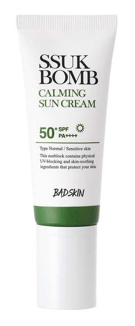 Thành phần Kem chống nắng BAD SKIN Ssuk Bomb Calming Sun Cream