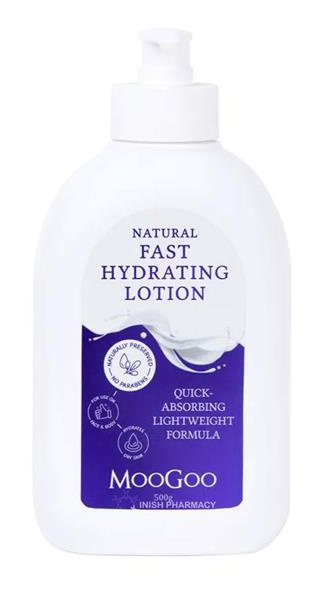 Full ingredients list MooGoo Fast Hydrating Lotion