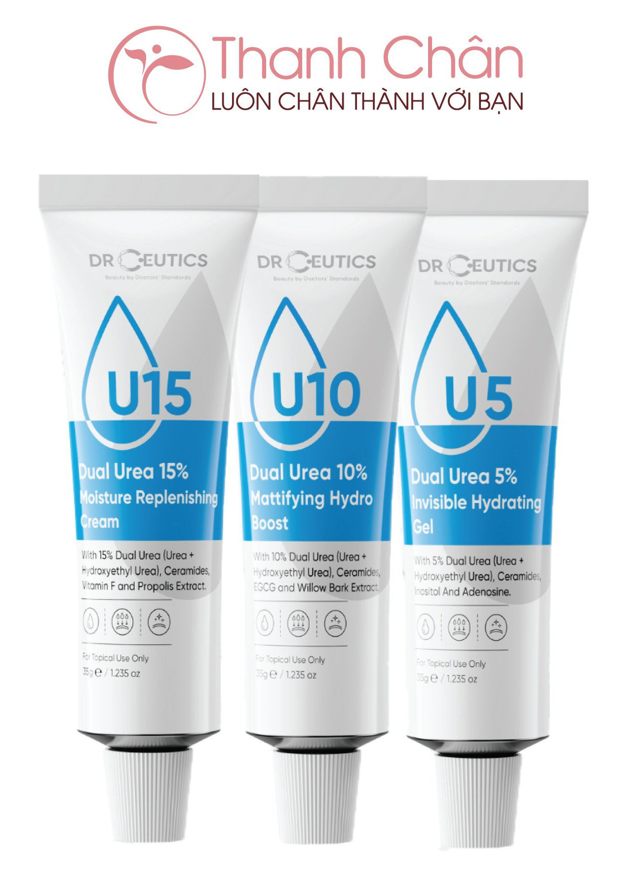 Thành phần Dr.ceutics Urea đầy đủ