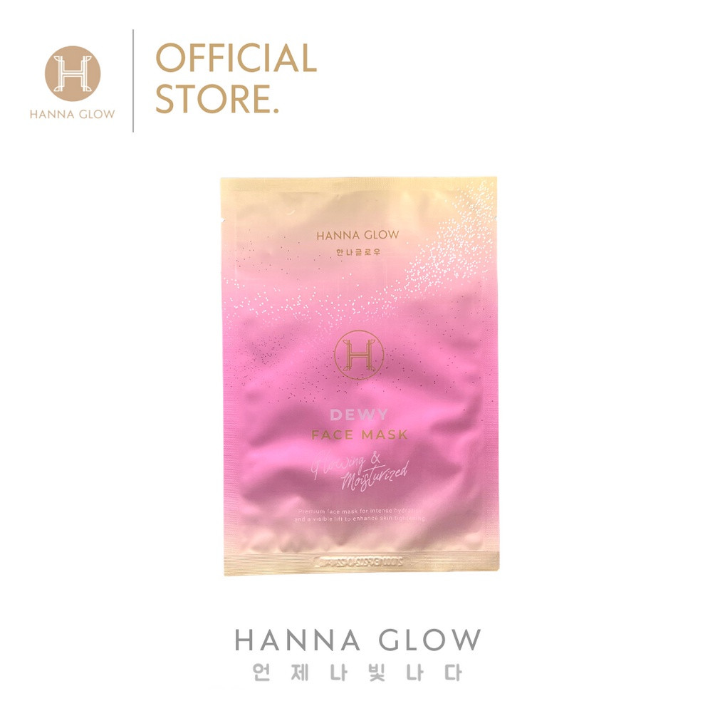 Thành phần Mặt nạ Hanna glow Dewy Face Mask đầy đủ
