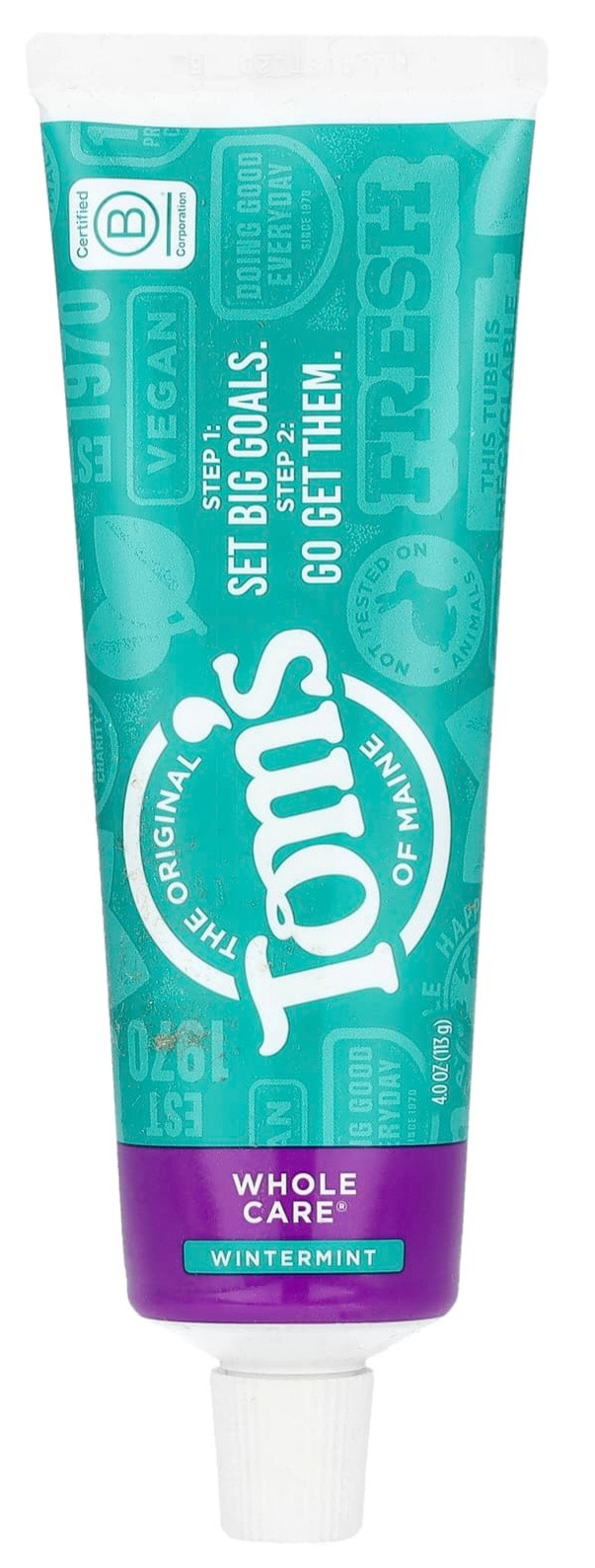 Ingredients list tom’s of maine Whole Care Anticavity ...