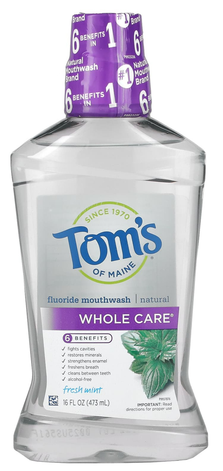 Ingredients list tom’s of maine Whole Care Natural Fluoride ...