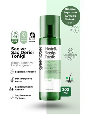Thành phần Greenlabel Hair & Scalp Tonic đầy đủ