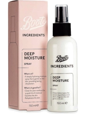 Thành phần Xịt Boots Ingredients Deep Moisture Spray đầy đủ
