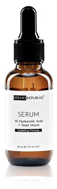 Full ingredients list Dermorepubliq 1% Hyaluronic Acid + Snail ...