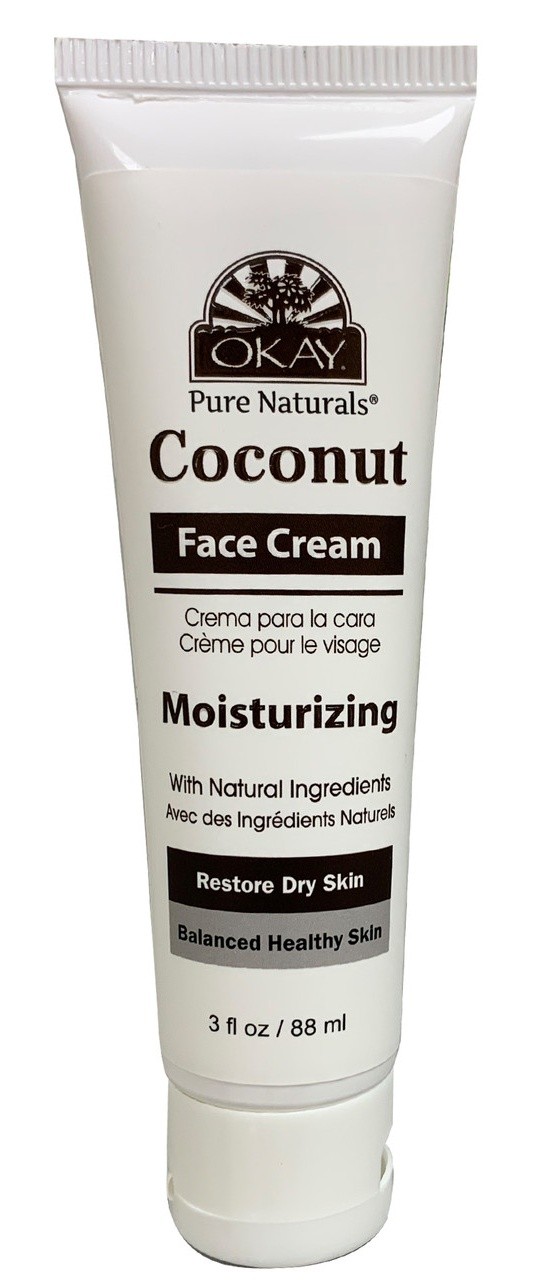 Full ingredients list Okay Pure Naturals Coconut Face Cream