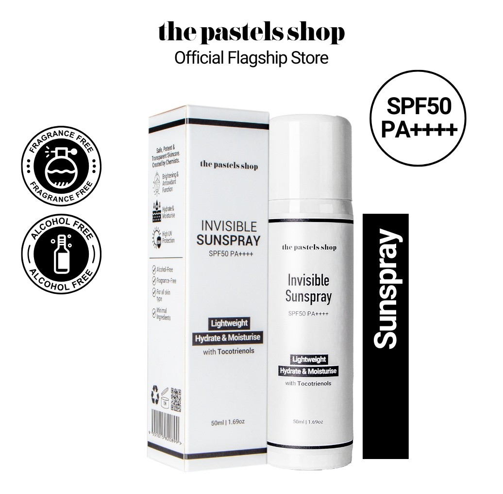 The Pastel Shop Invisible Sun Spray SPF50 Pa++++
