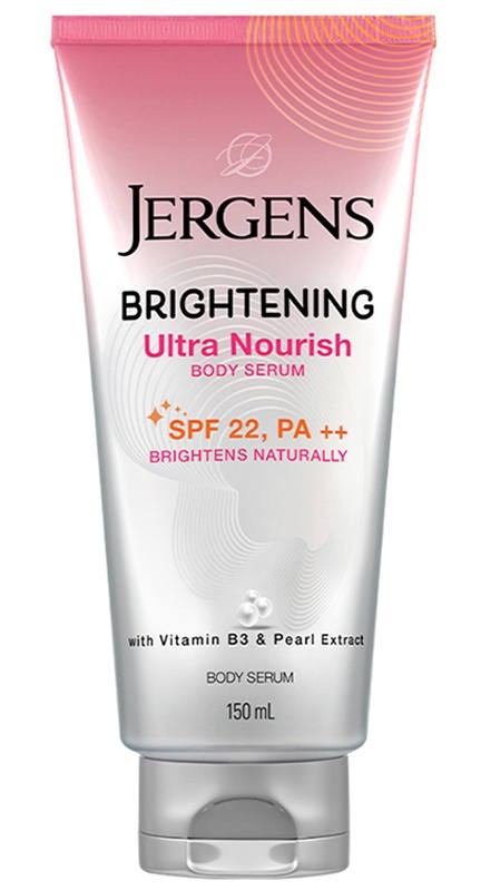 JERGENS Brightening Ultra Nourish Body Serum SPF 22 Pa++