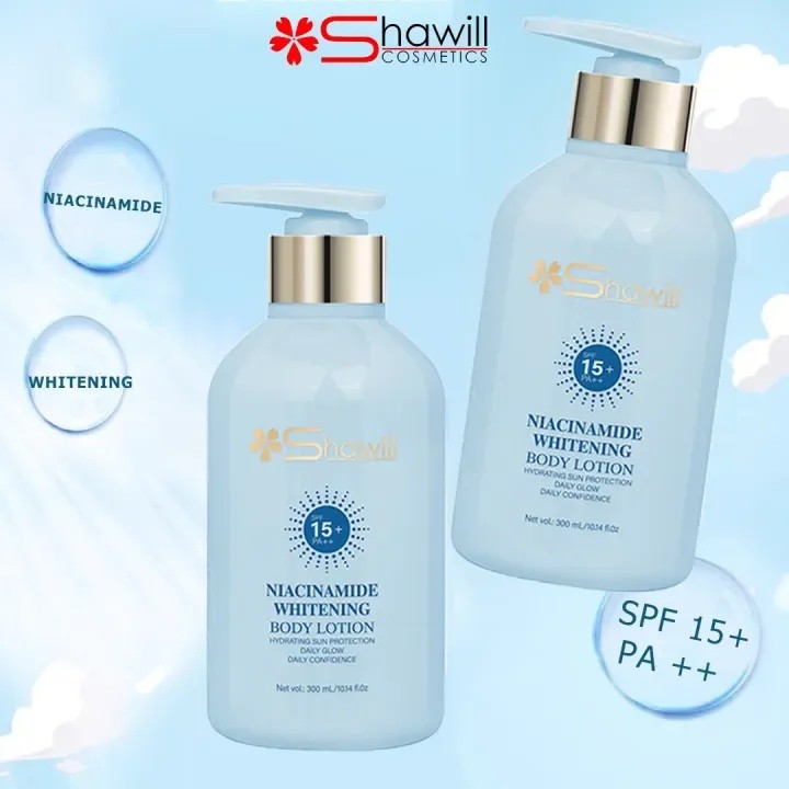 Shawill Cosmetics Niacinamide Whitening Body Lotion SPF 35 Pa