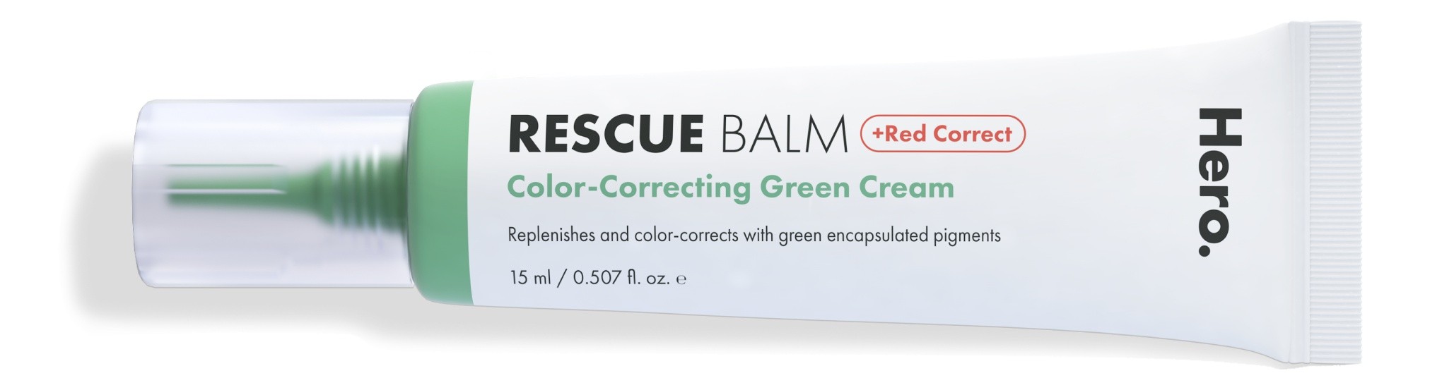 Hero Cosmetics Rescue Balm +red Correct Color-correcting Green Cream